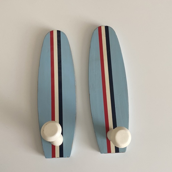 Pottery Barn Kids | Wall Decor | Pottery Barn Kids Surfboard Hooks Pegs ...